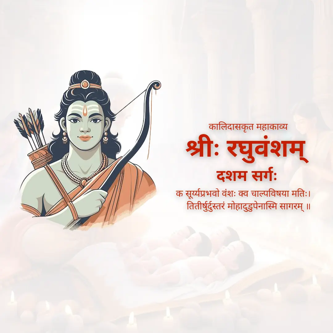 Raghuvansham Sarg 10 - Mahakavya - Read Ved Puran Online